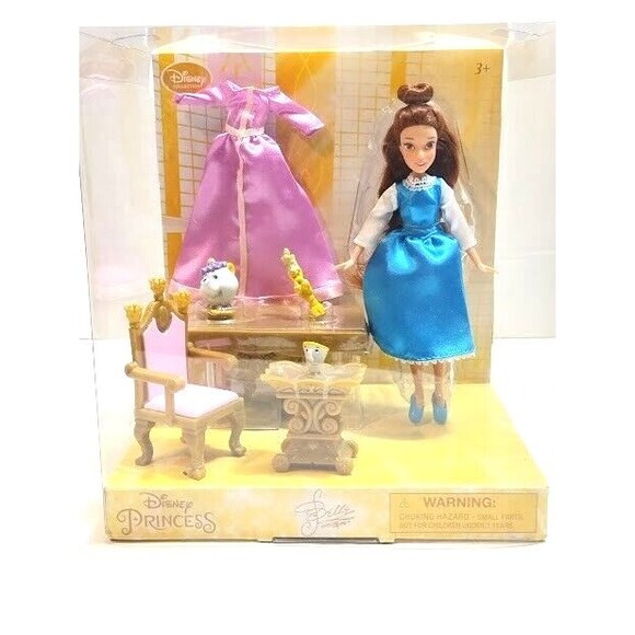 Disney | Toys | Disney Store Collection Princess Belle Doll Play Set ...